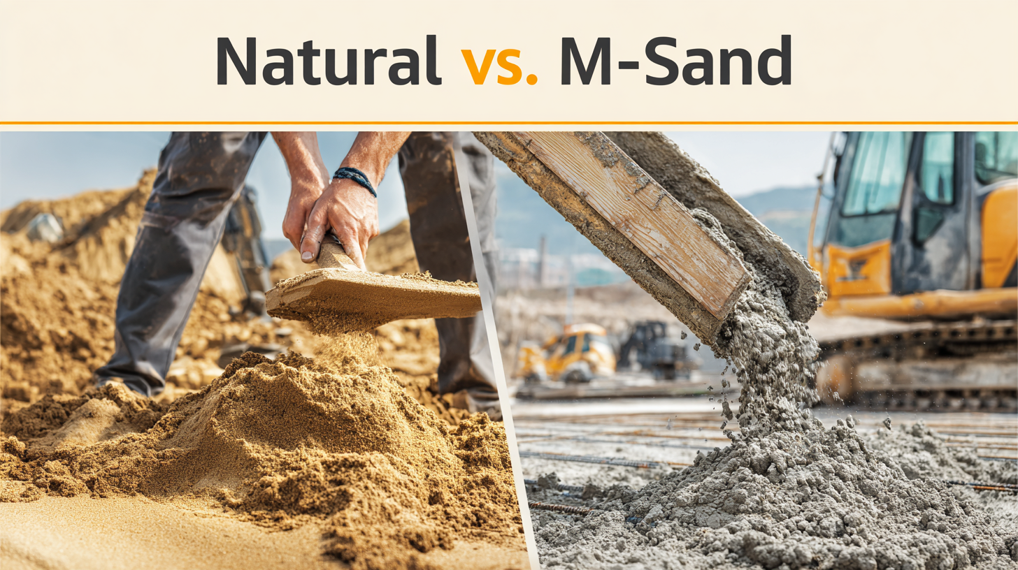 Natural Sand vs. M-Sand: Which to Choose for Construction