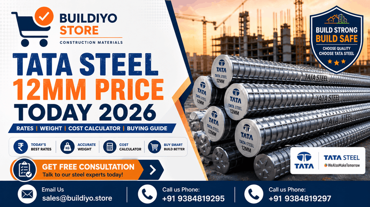 Tata Steel 12mm Price Today 2026: Rates, Weight, Cost Calculator ...